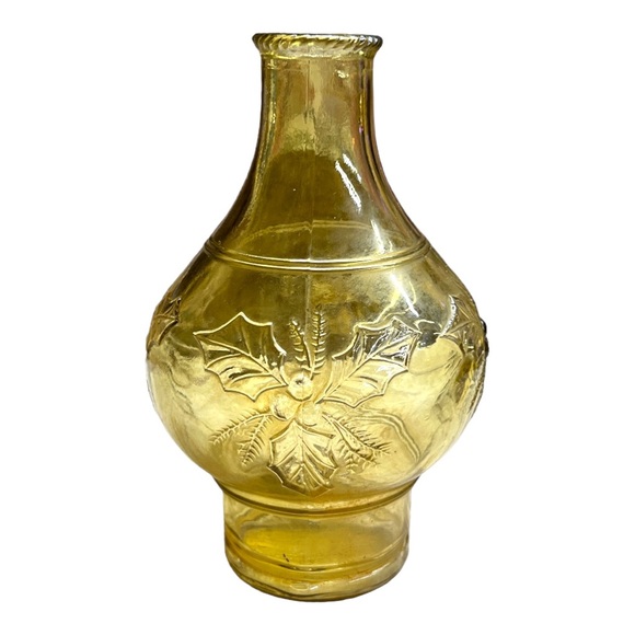 Wheaton Glass | Accents | Vintage 7s Amber Yellow Glass Christmas ...